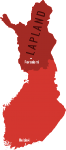Map of Lapland | Lapland Finland